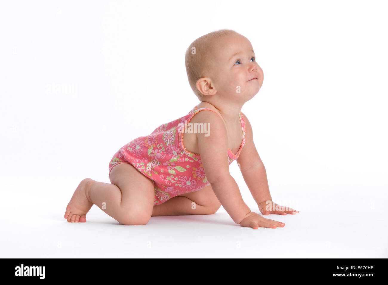 Baby cut out crawling hi-res stock photography and images - Alamy