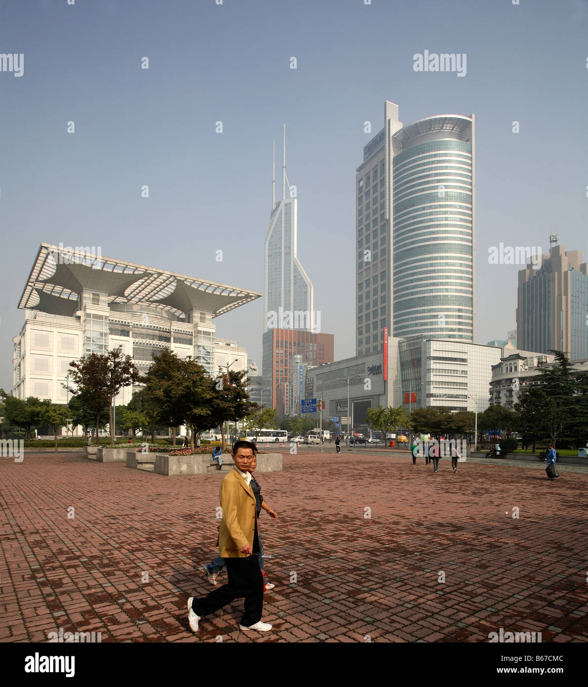 China Shanghai Renmin Square Urban Planning Centre Stock Photo - Alamy