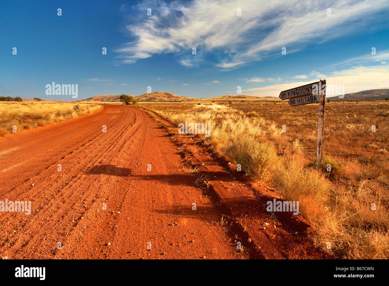 Gawler Ranges Road Stock Photo - Alamy