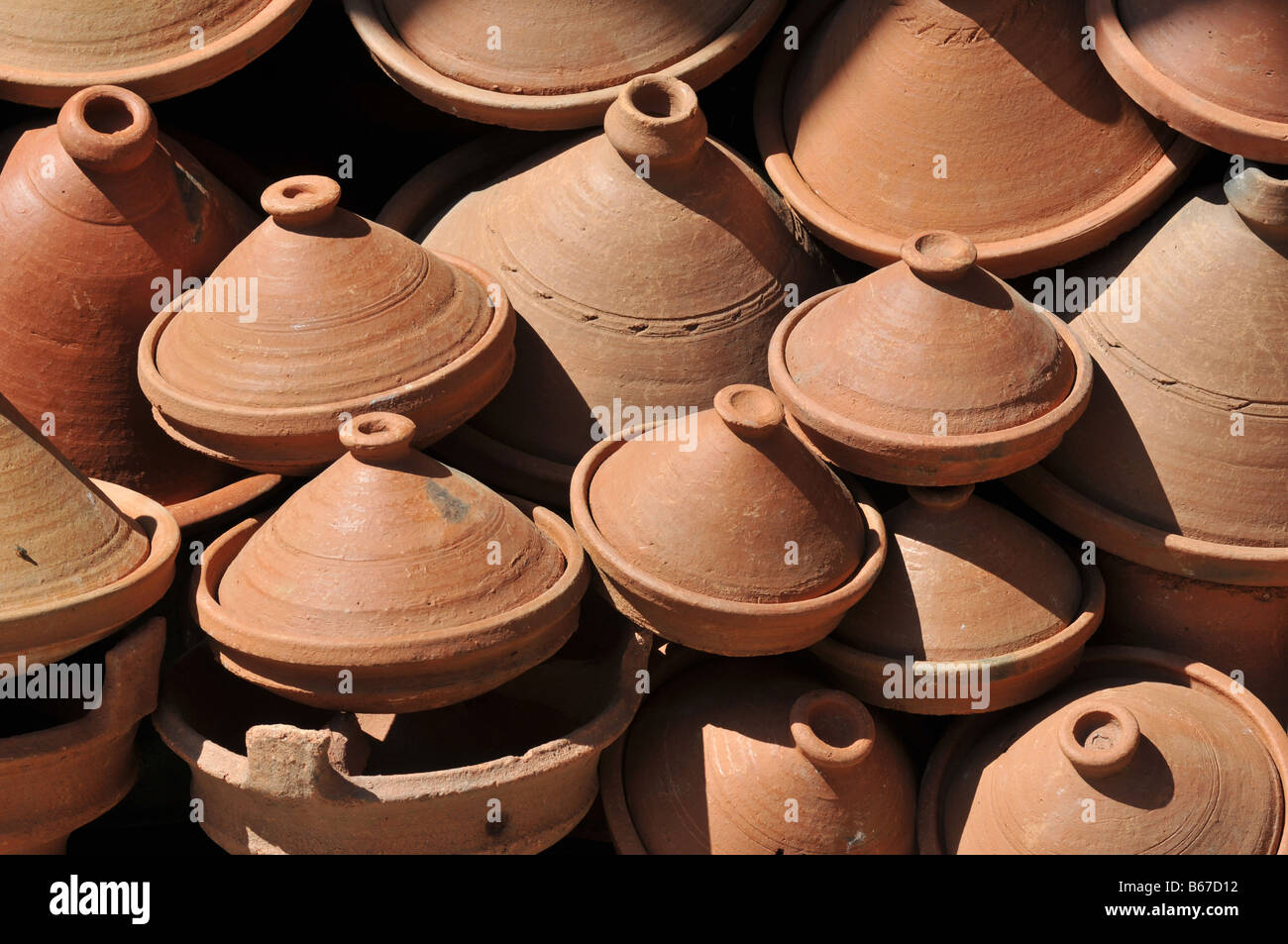 Clay Tagine pots Stock Photo - Alamy