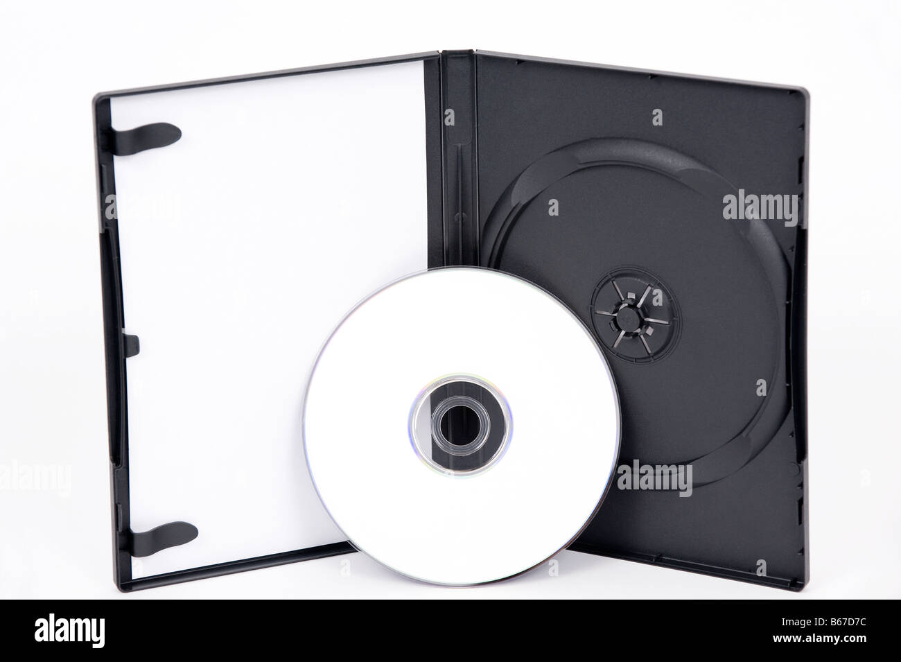 Blank DVD by a case Stock Photo - Alamy