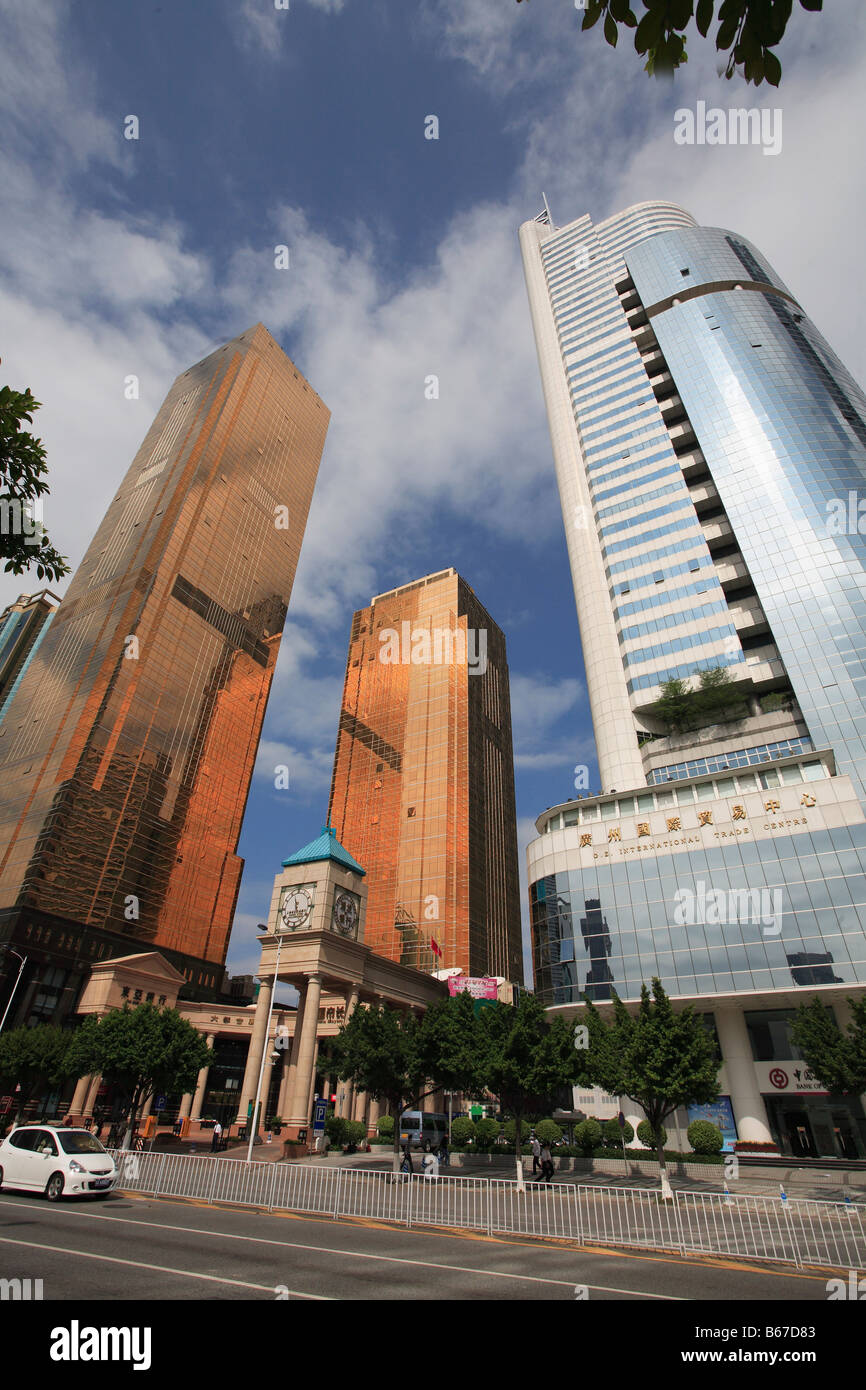 China Guangdong Province Guangzhou World Trade Centre Stock Photo - Alamy