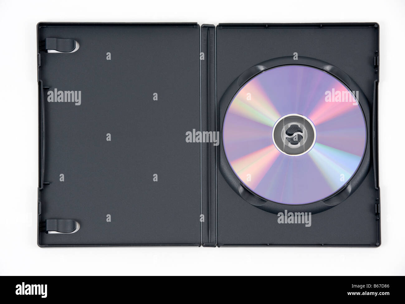 Blank DVD in a black case Stock Photo - Alamy