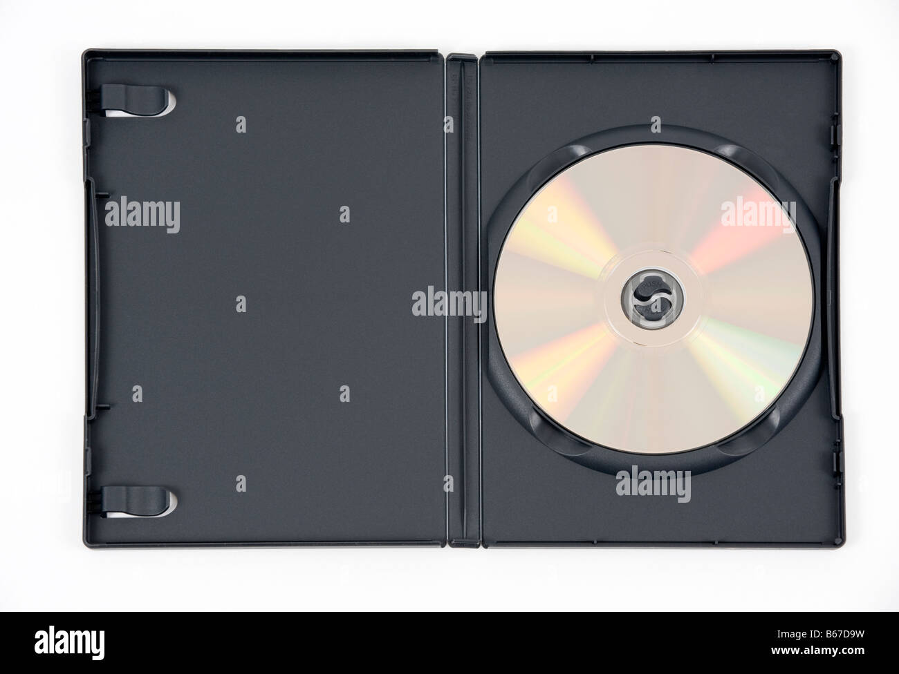 Blank DVD in a black case Stock Photo - Alamy