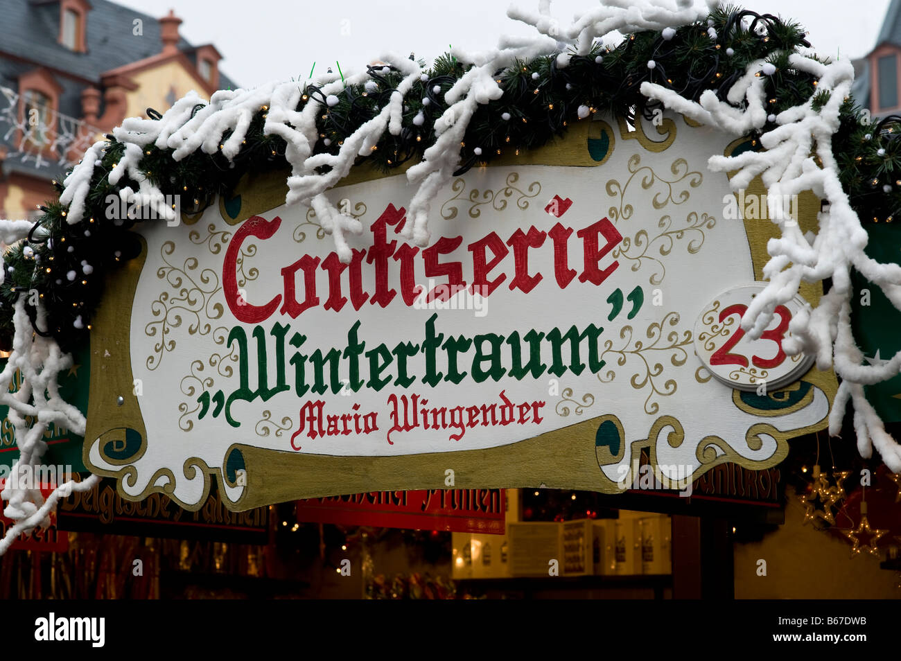 Scenes from a german Christmas market Stock Photo - Alamy