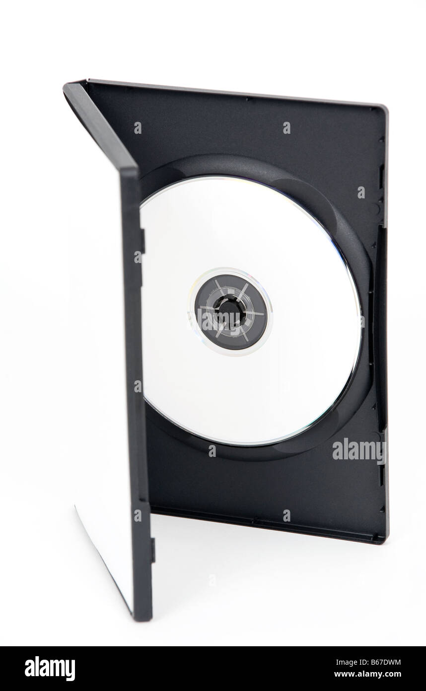 Blank DVD in a case Stock Photo - Alamy