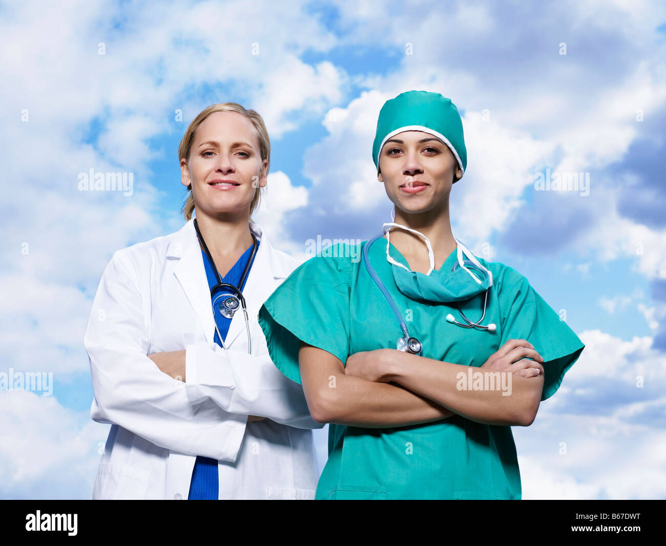 Portrait of medical team Stock Photo - Alamy