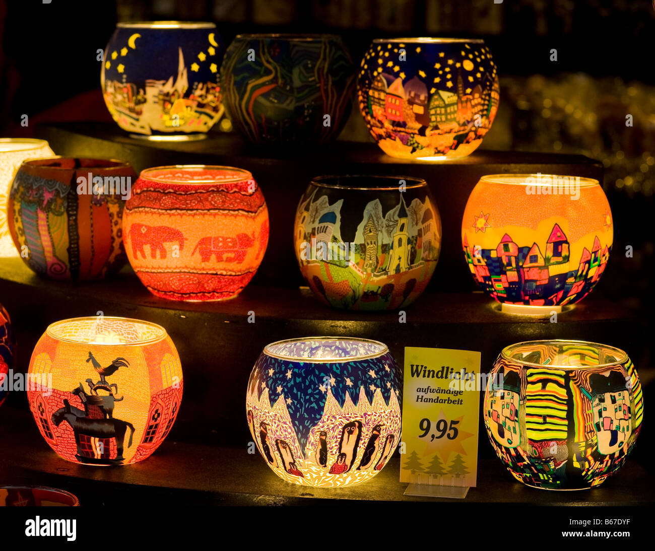 Scenes from a german Christmas market Stock Photo - Alamy