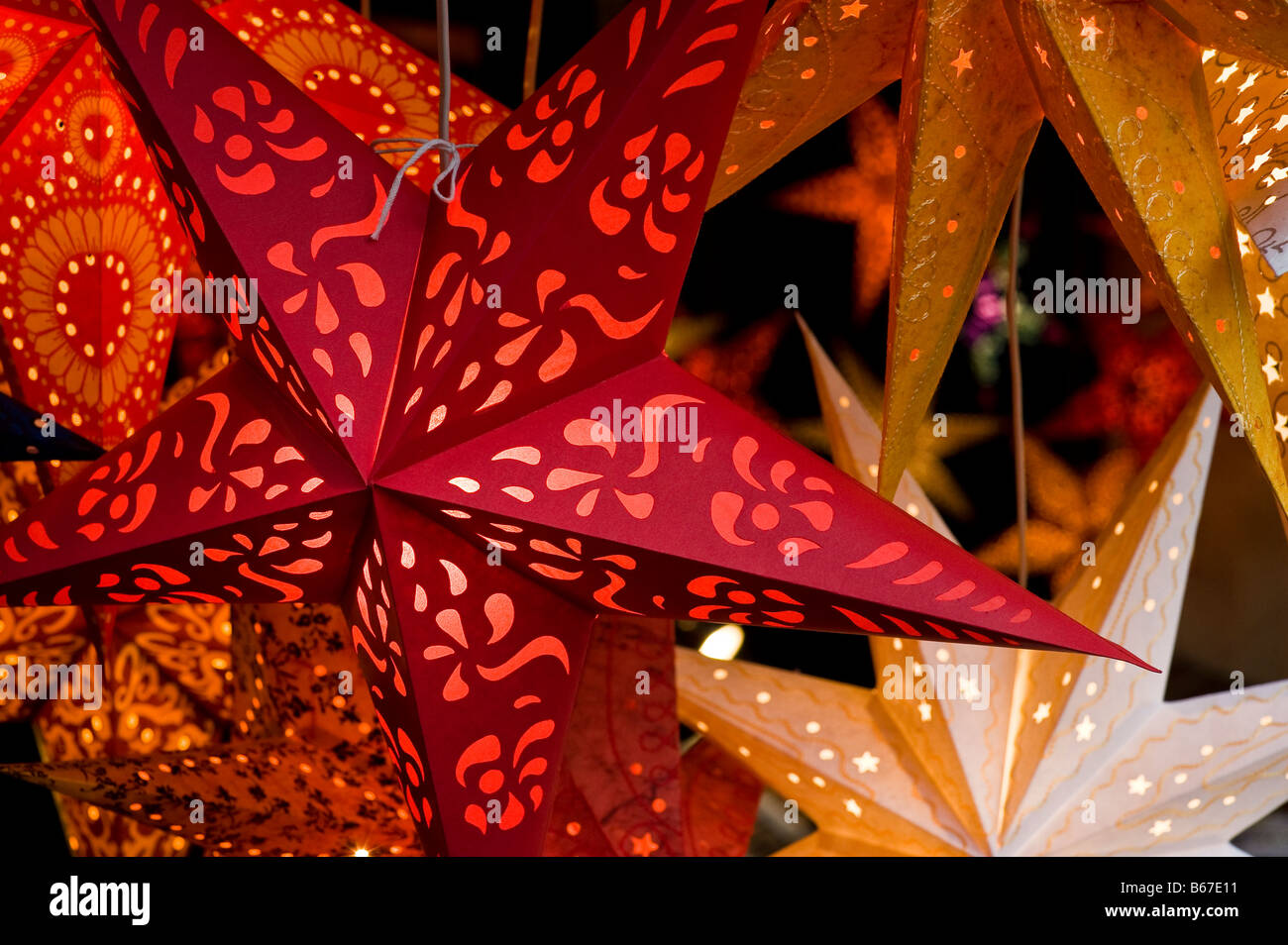 Scenes from a german Christmas market Stock Photo - Alamy