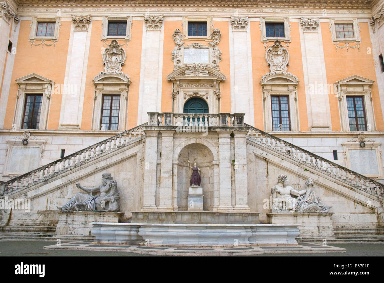 Palazzo Senatorio at Campidoglio the Capitoline Hill in Centro storico ...