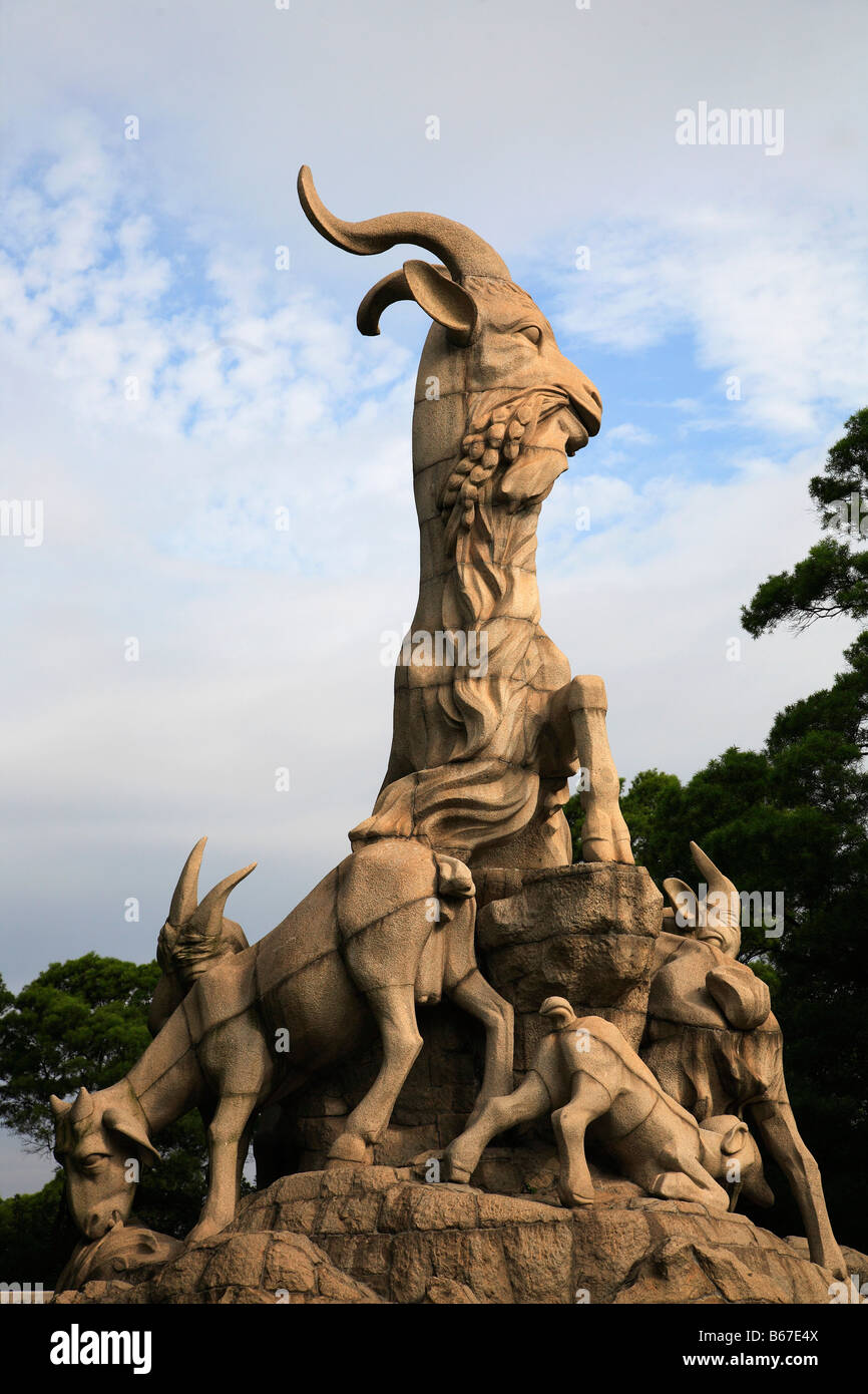 Statue five goats guangzhou china hi-res stock photography and images ...