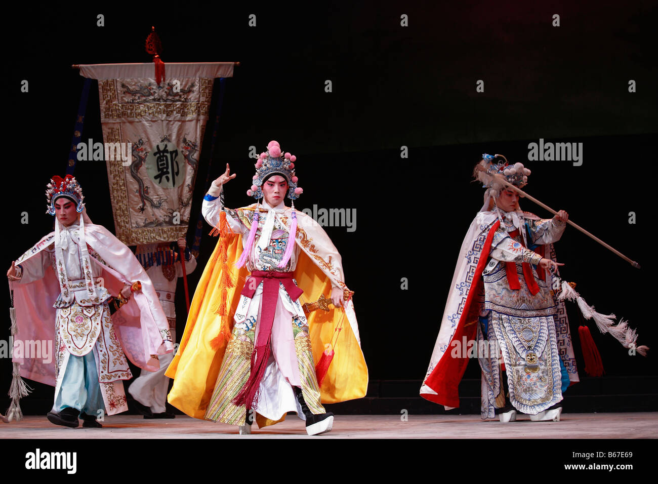 China Shanghai Yifu Theatre chinese kunqu opera performance Stock Photo ...