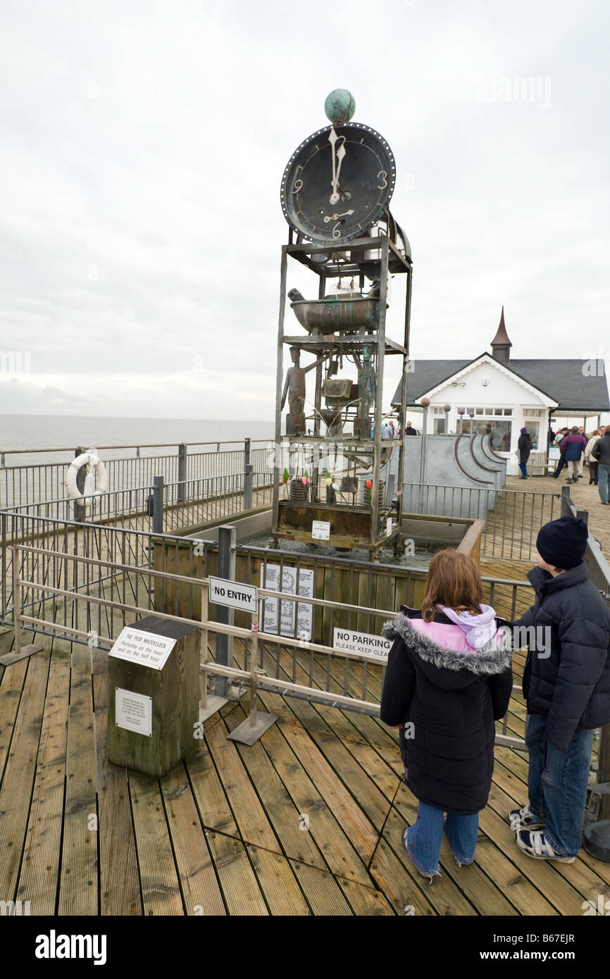 Southwold pier water clock hi-res stock photography and images - Alamy
