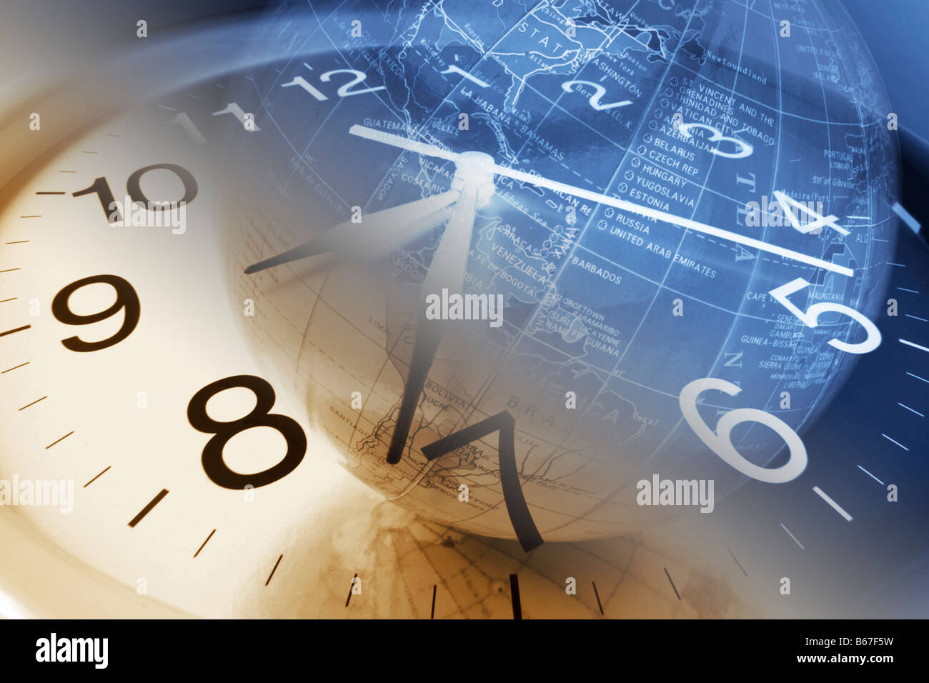 Universal time clock hi-res stock photography and images - Alamy