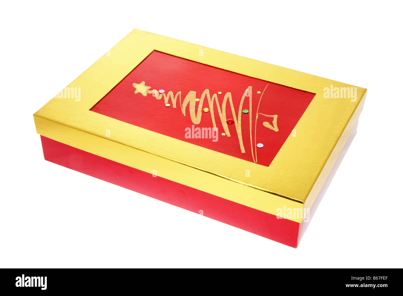 Christmas parcel cut out hi-res stock photography and images - Alamy