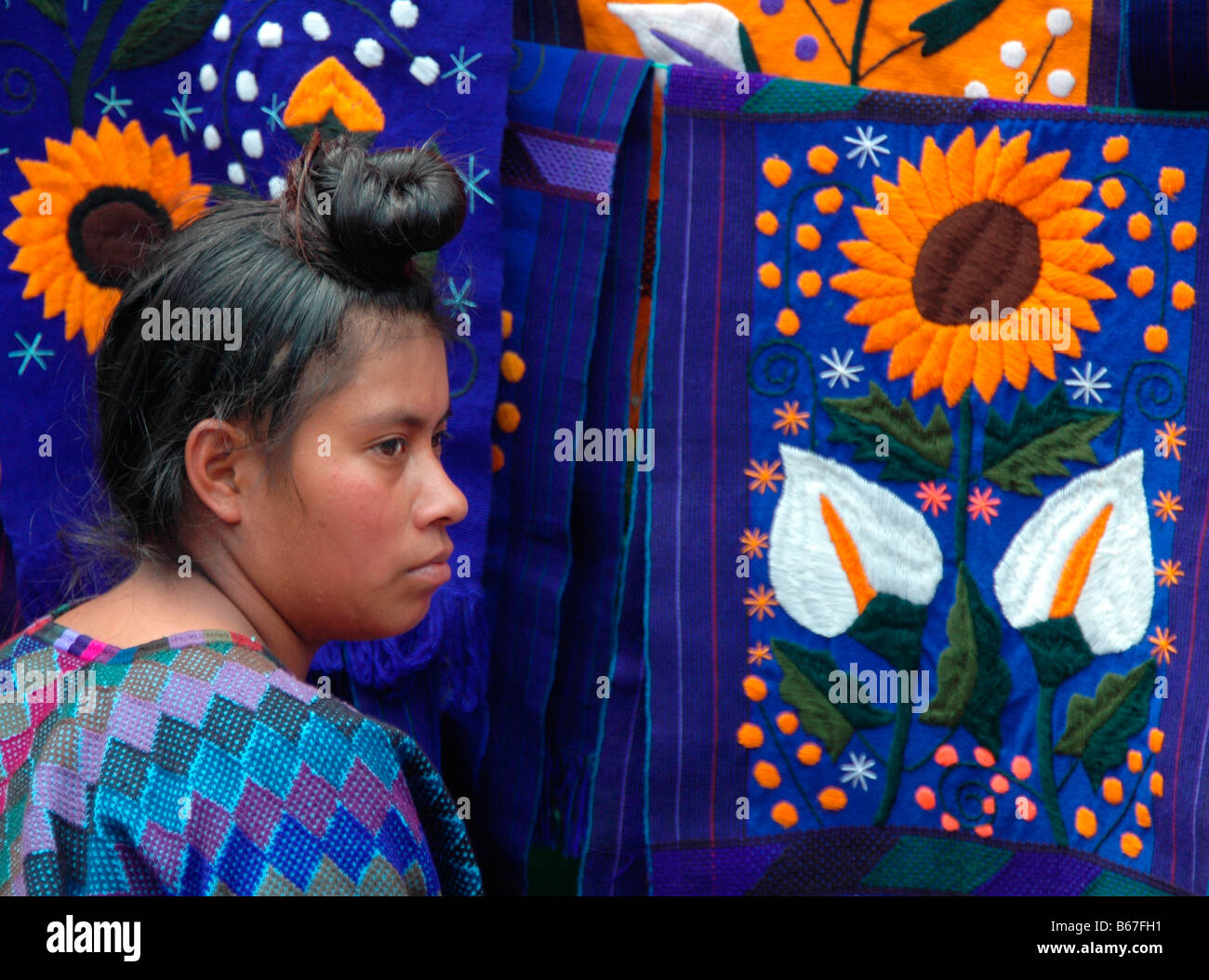 Mexico chiapas weaving hi-res stock photography and images - Alamy