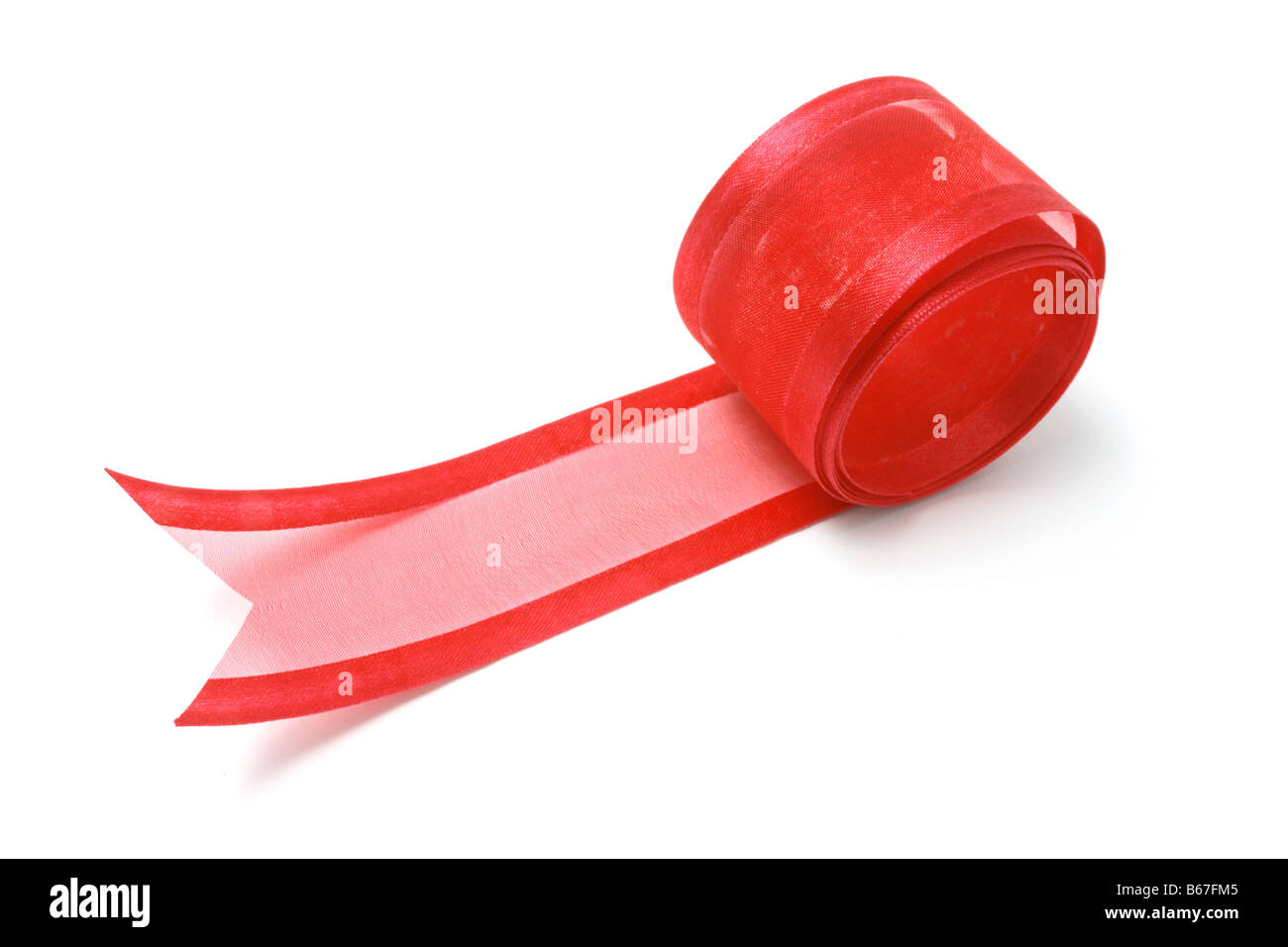 Roll of Gift Ribbon Stock Photo - Alamy