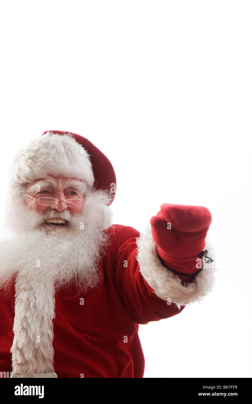 Waving santa claus hi-res stock photography and images - Alamy