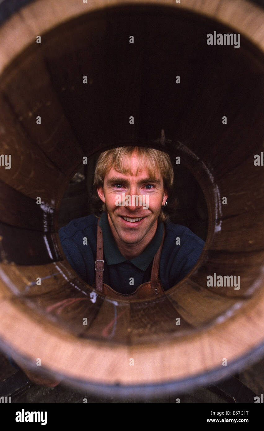 Making wooden barrel hoops hi-res stock photography and images - Alamy
