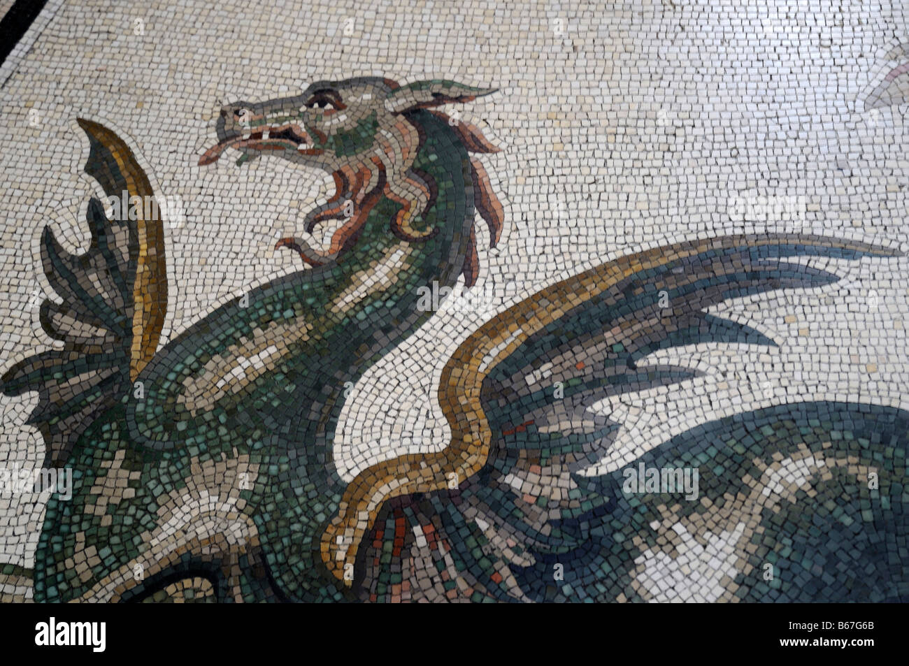 Roman Mosaics in the Vatican Museum in Rome, Italy Stock Photo - Alamy