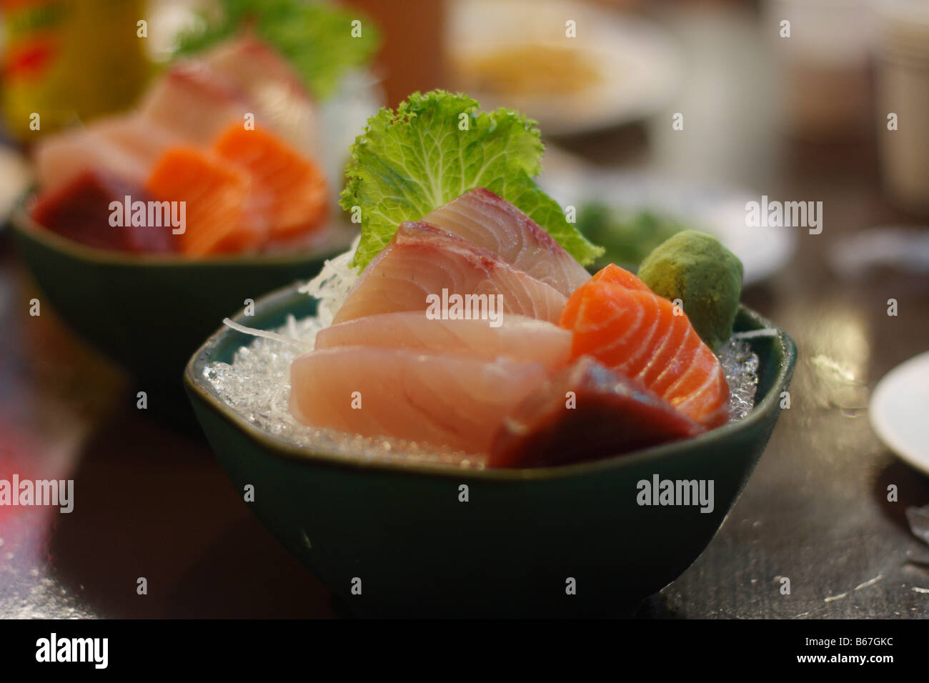 Raw fish serving hi-res stock photography and images - Alamy