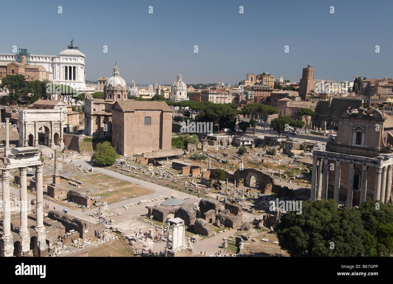 The ruins of Roman forum. Rome, Italy Stock Photo - Alamy