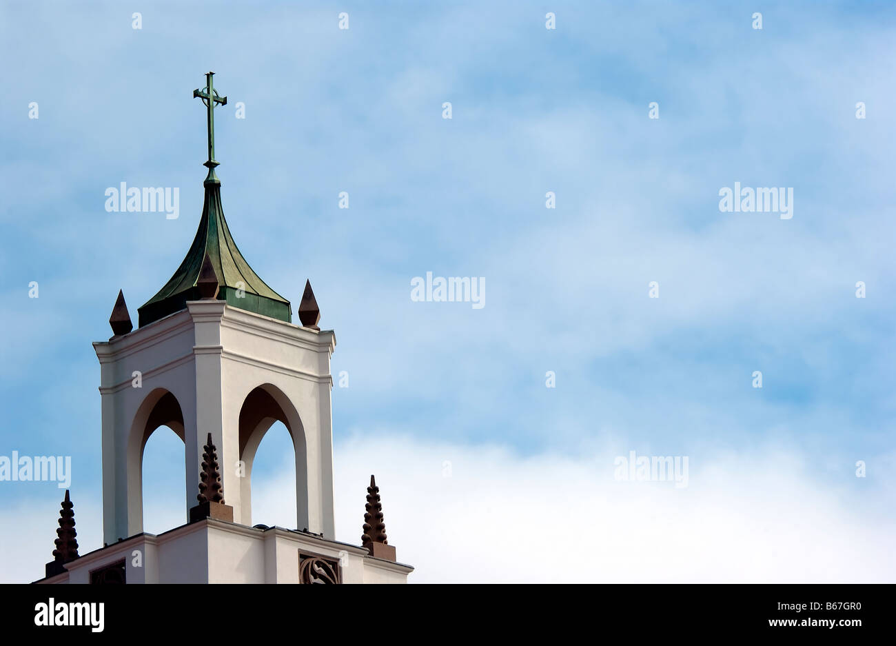 Cross on top church hi-res stock photography and images - Alamy