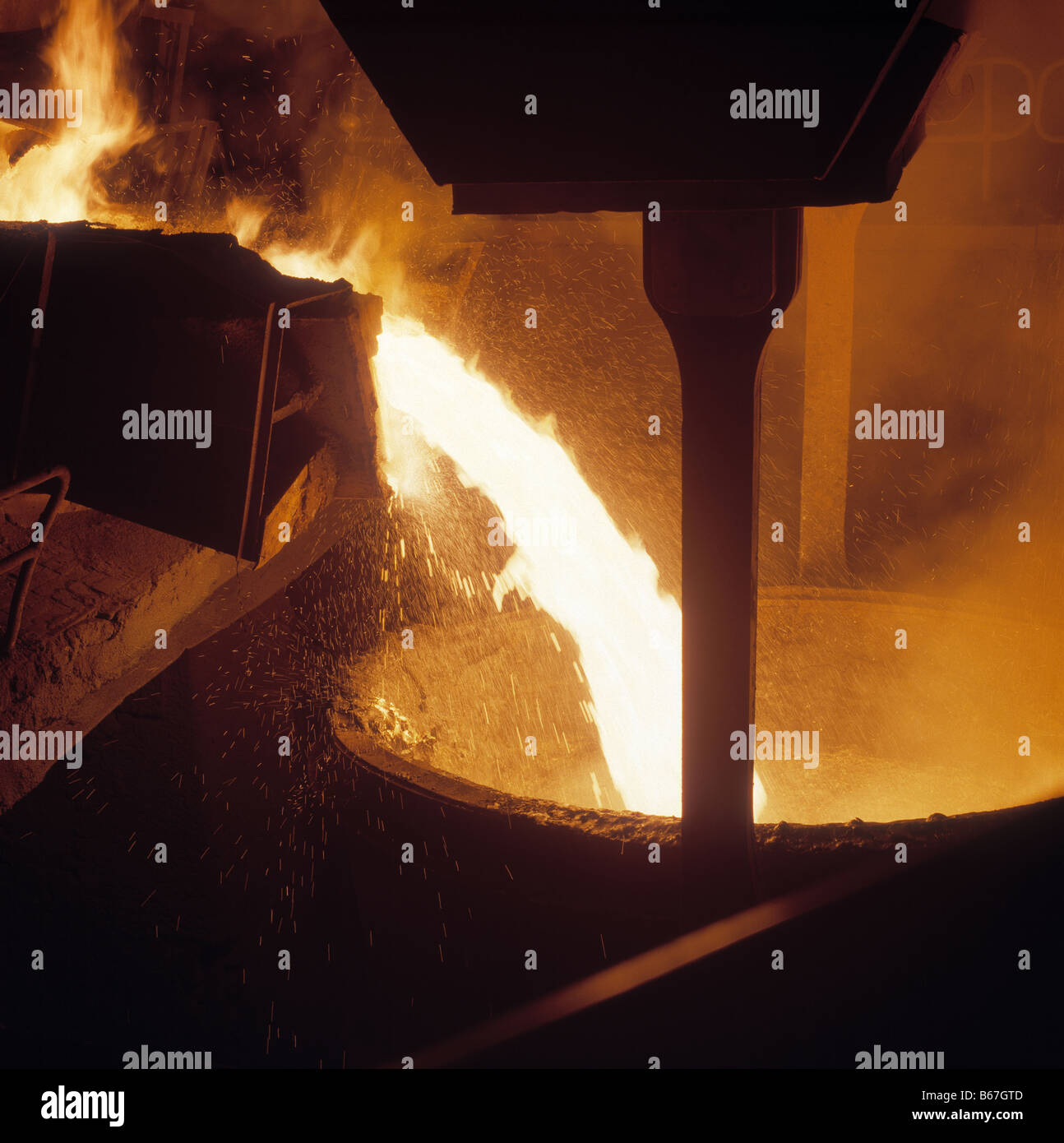 Steelmaking UK Stock Photo - Alamy