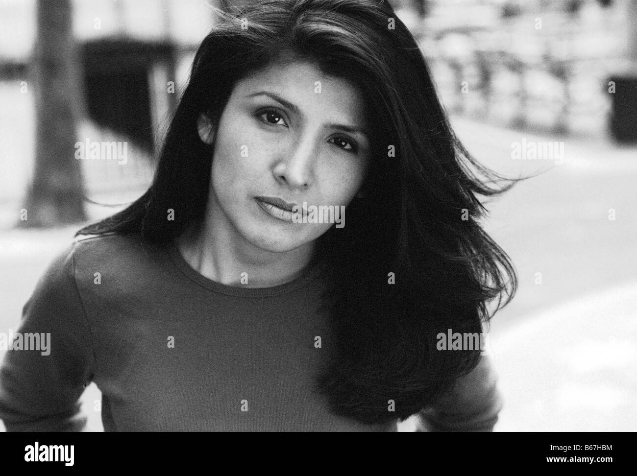 Young woman smiling, portrait Stock Photo - Alamy