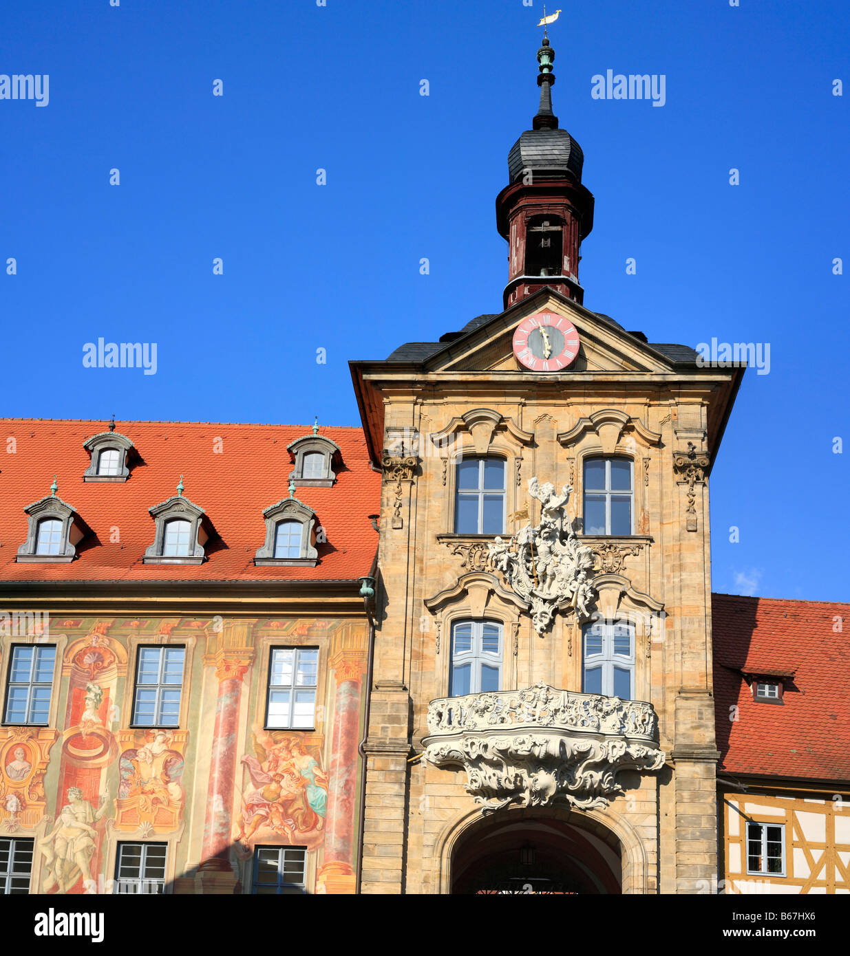 Altes Rathaus (city hall), Bamberg, UNESCO World Heritage site, Bavaria ...