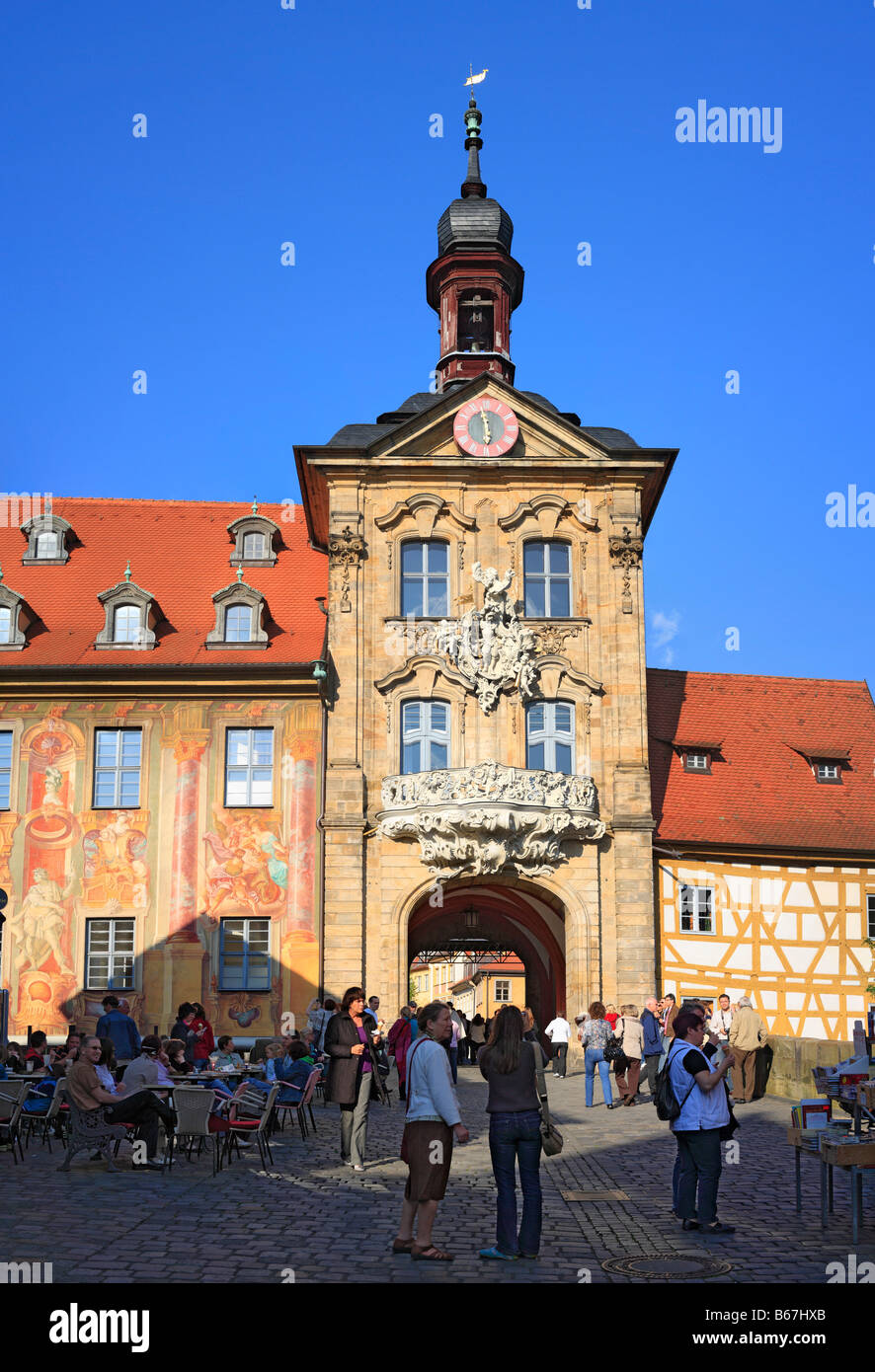 Altes Rathaus (city hall), Bamberg, UNESCO World Heritage site, Bavaria ...