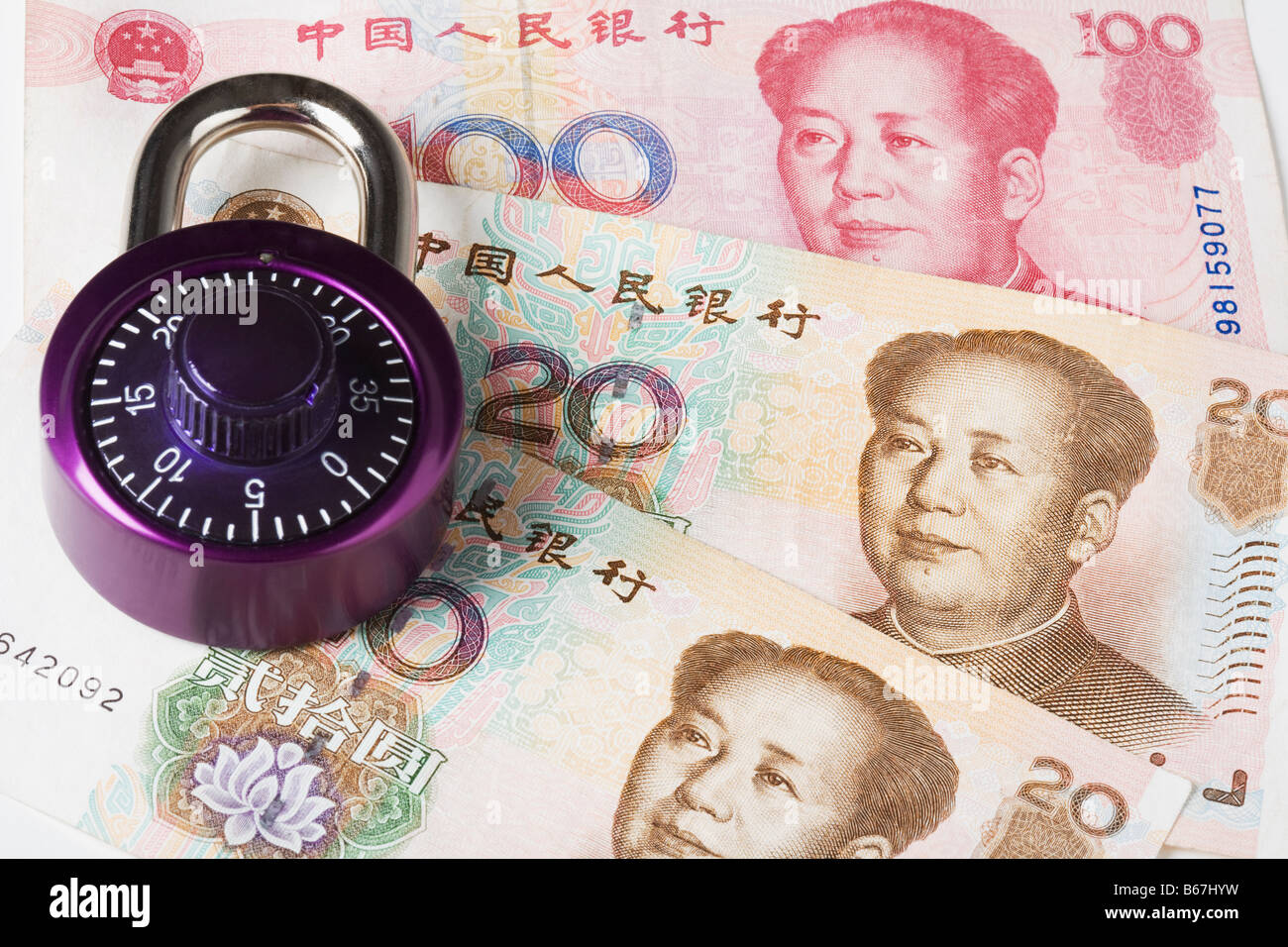 100 yuan note mao hi-res stock photography and images - Alamy