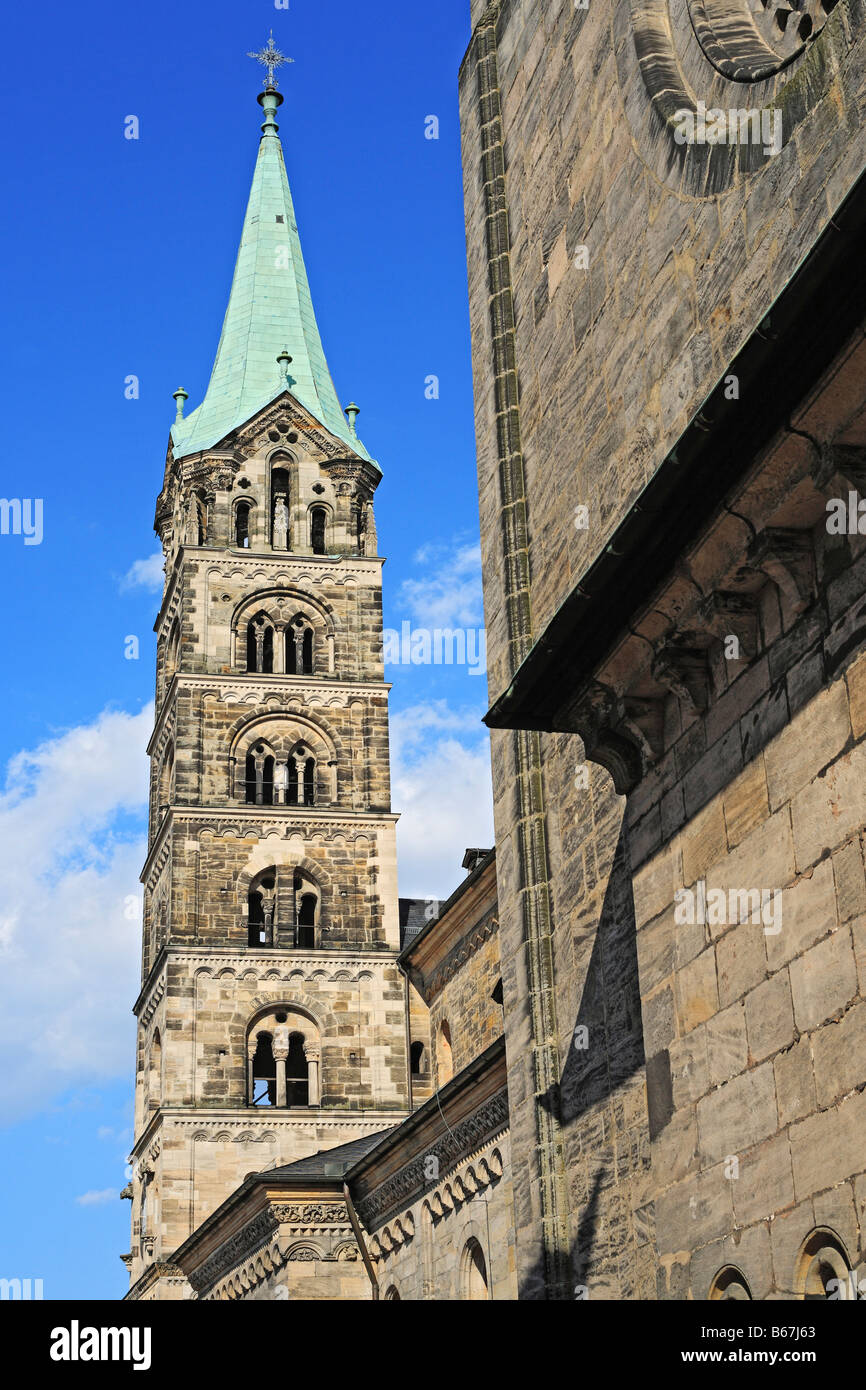 Cathedral (1237), Bamberg, UNESCO World Heritage site, Bavaria, Upper ...
