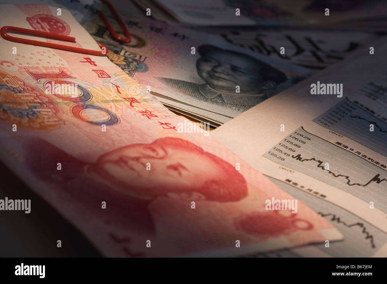 100 yuan note mao hi-res stock photography and images - Alamy