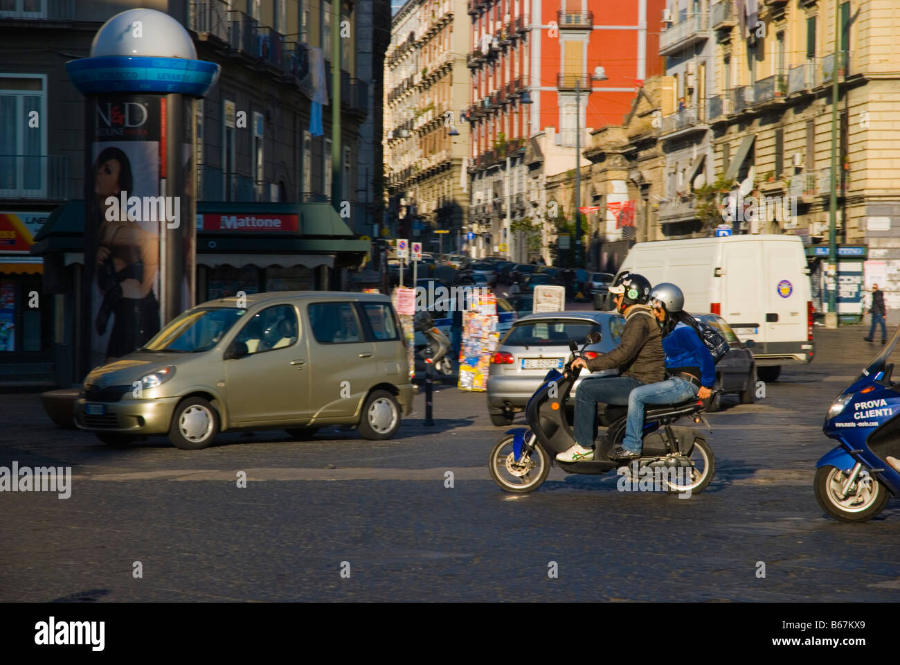 Traffic in the town hi-res stock photography and images - Alamy