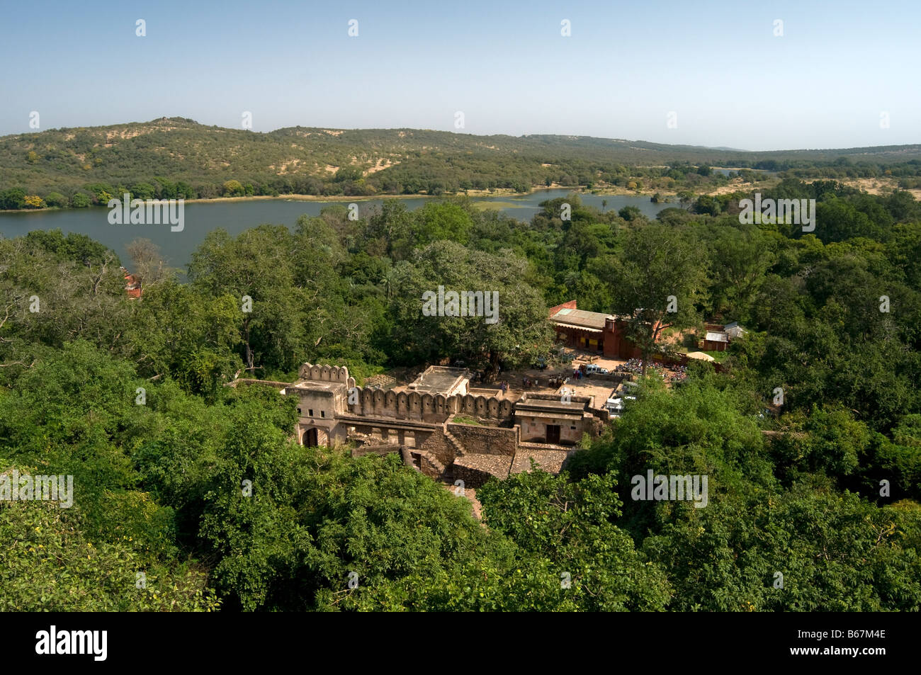 Ranthambore fort. Ranthambore National Park. Rajasthan. India Stock ...