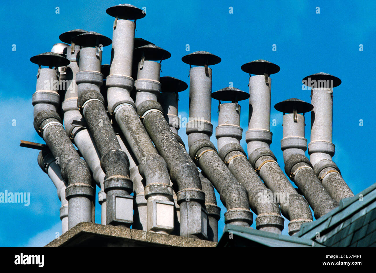 CHIMNEYS PARIS FRANCE Stock Photo - Alamy