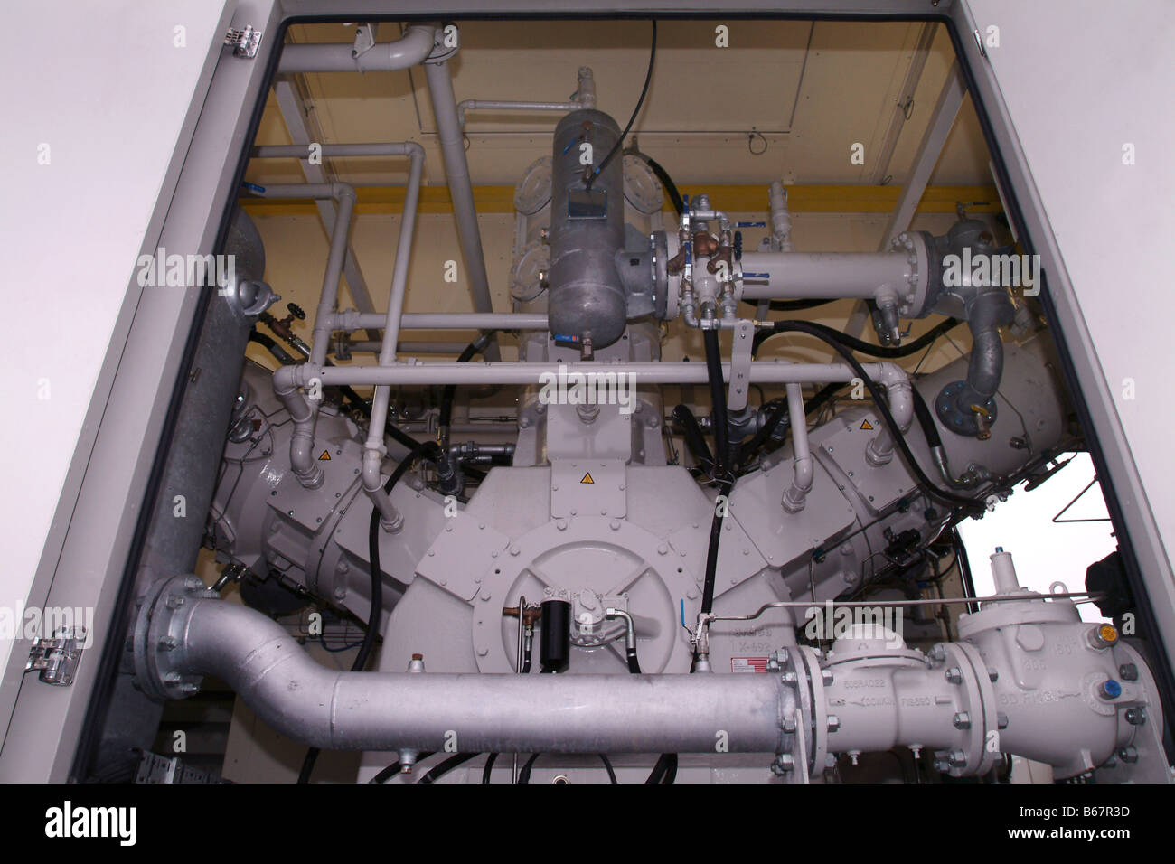CNG refuelling plant Stock Photo - Alamy