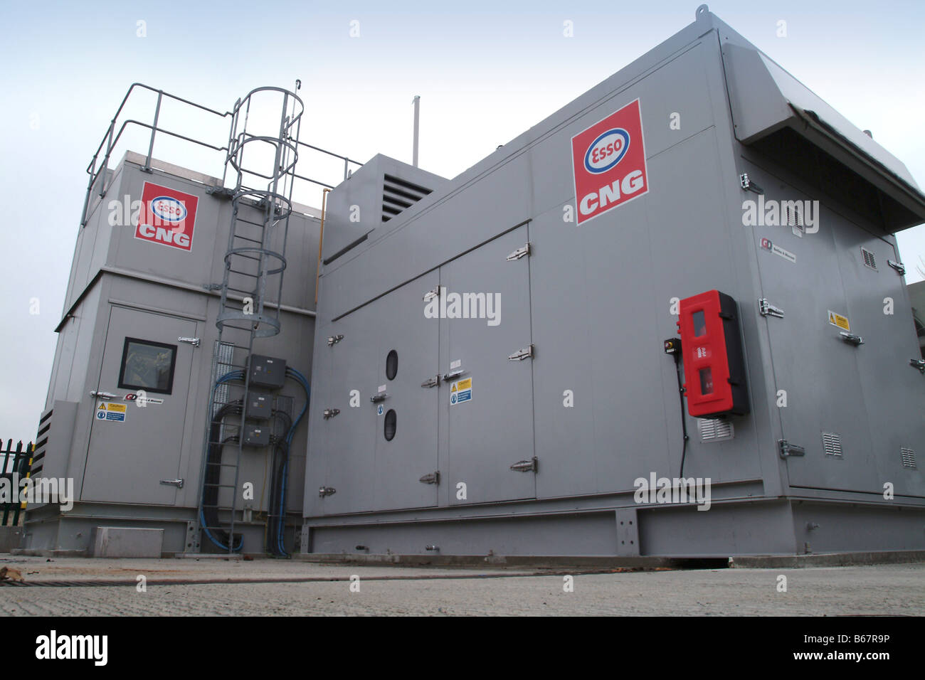 CNG refuelling plant Stock Photo - Alamy