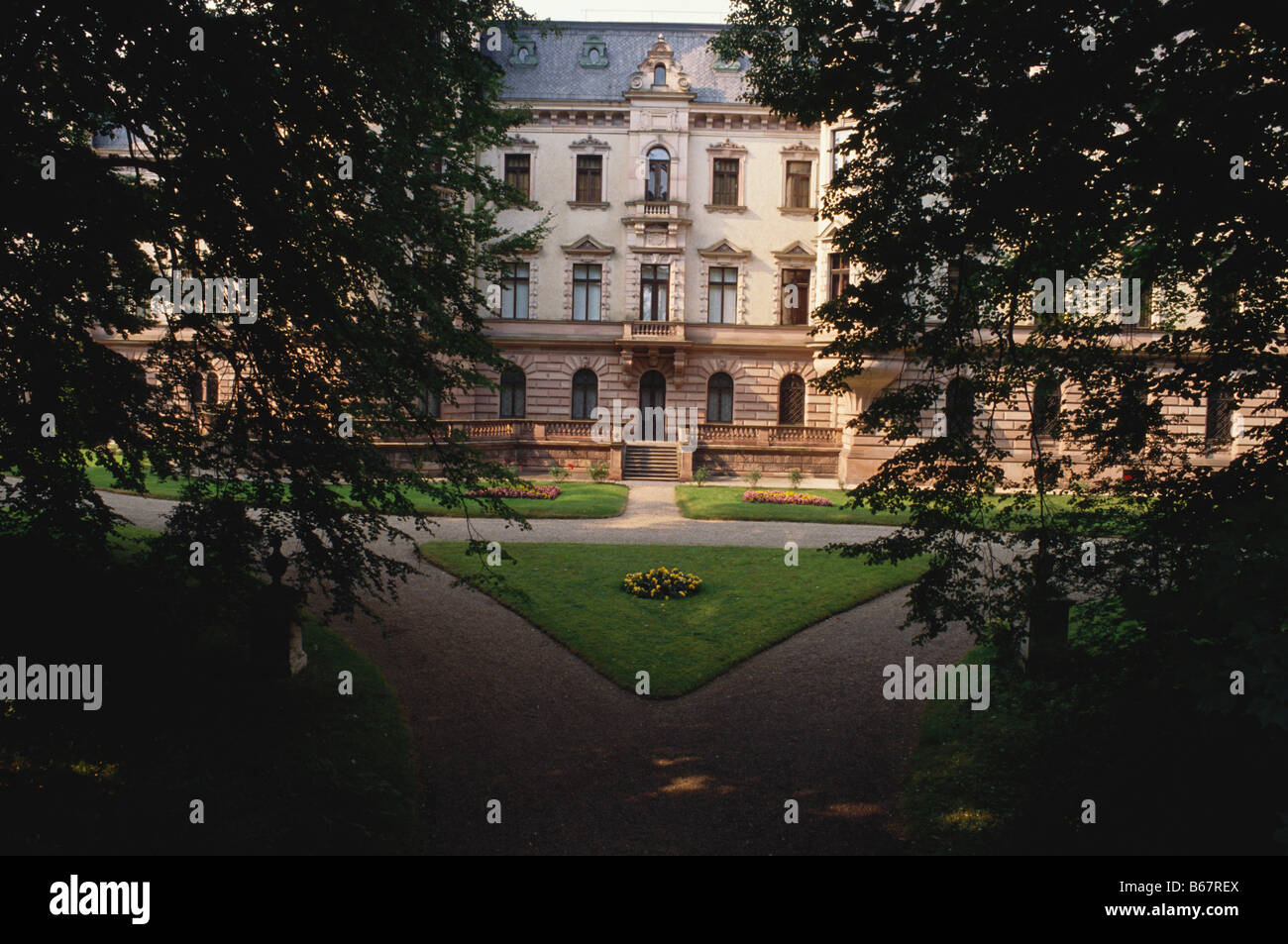 Castle, Thurn and Taxis Castle, Regensburg, Bavaria, Germany Stock ...
