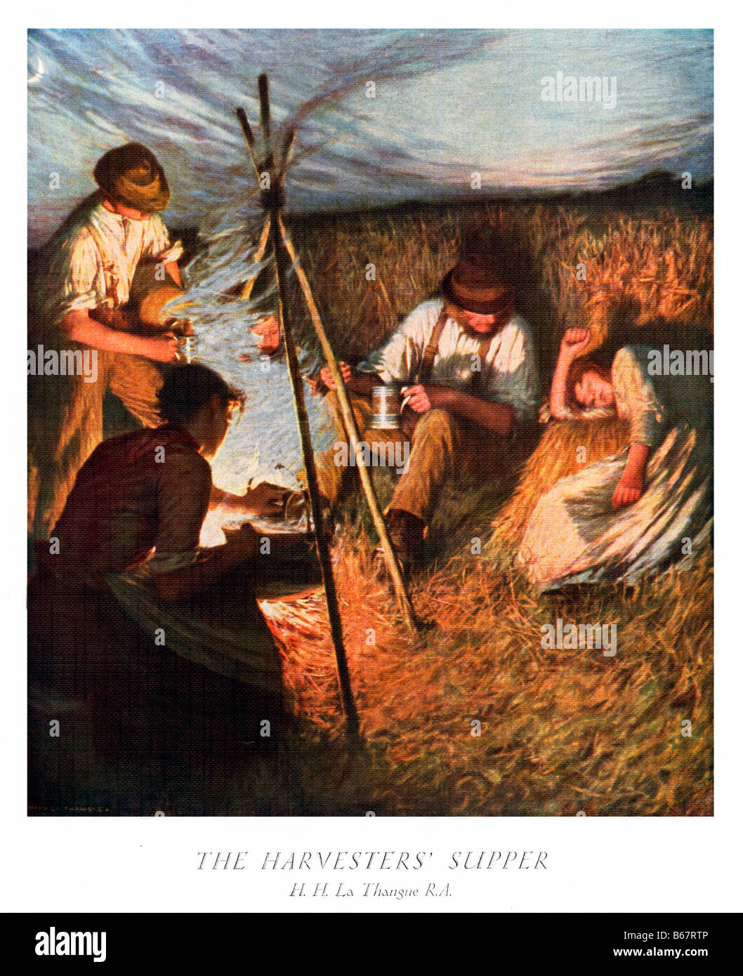 The harvesters supper hi-res stock photography and images - Alamy