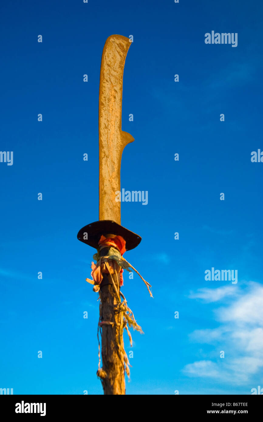 Low angle view of a sword, Inner Mongolia, China Stock Photo - Alamy