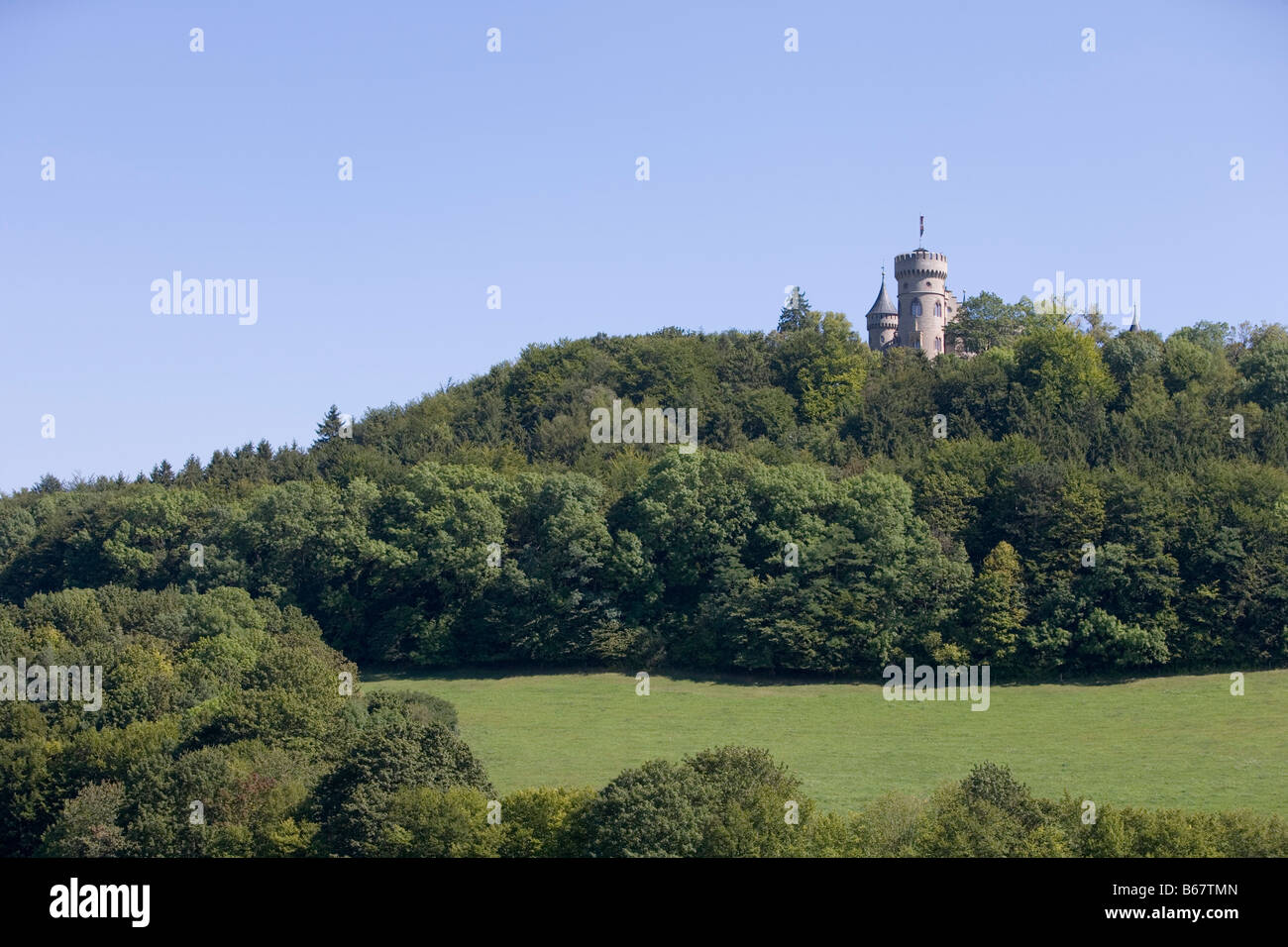 Schloss Landsberg Castle, Near Walldorf, Rhoen, Thuringia, Germany ...