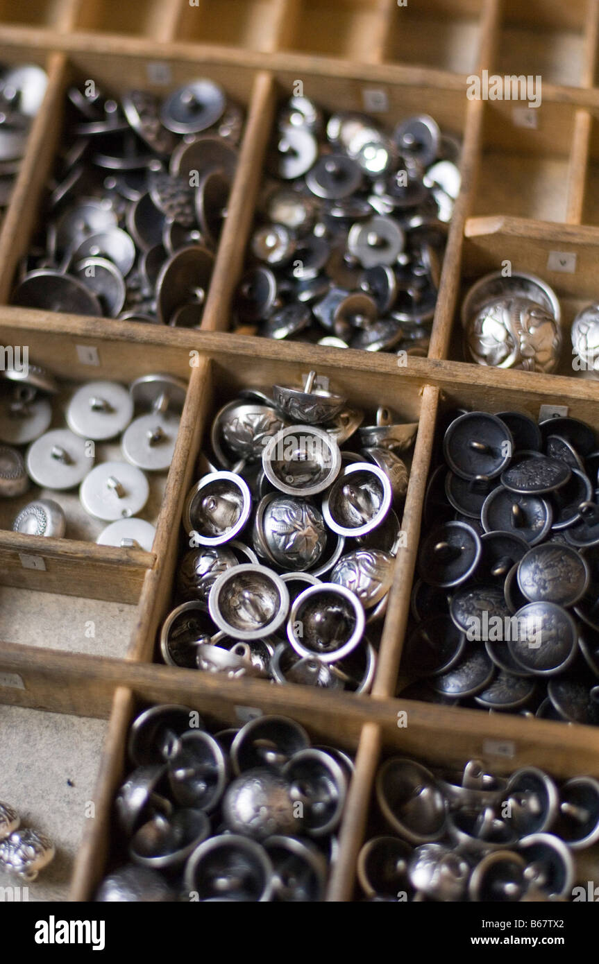 Silver buttons hi-res stock photography and images - Alamy