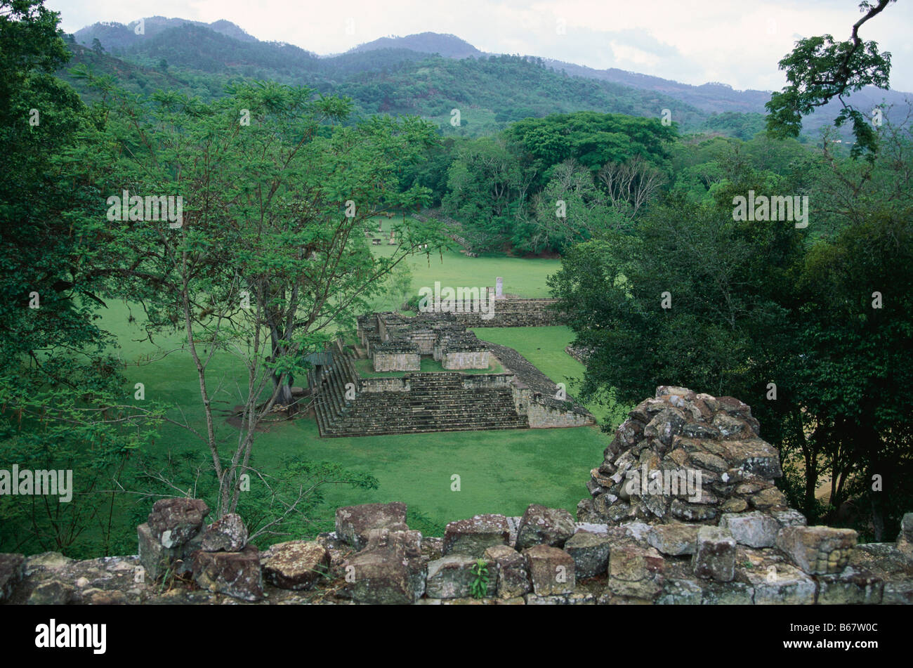 Maya Ruins of Copan, Las Sepulturas, Honduras, Central America Stock ...