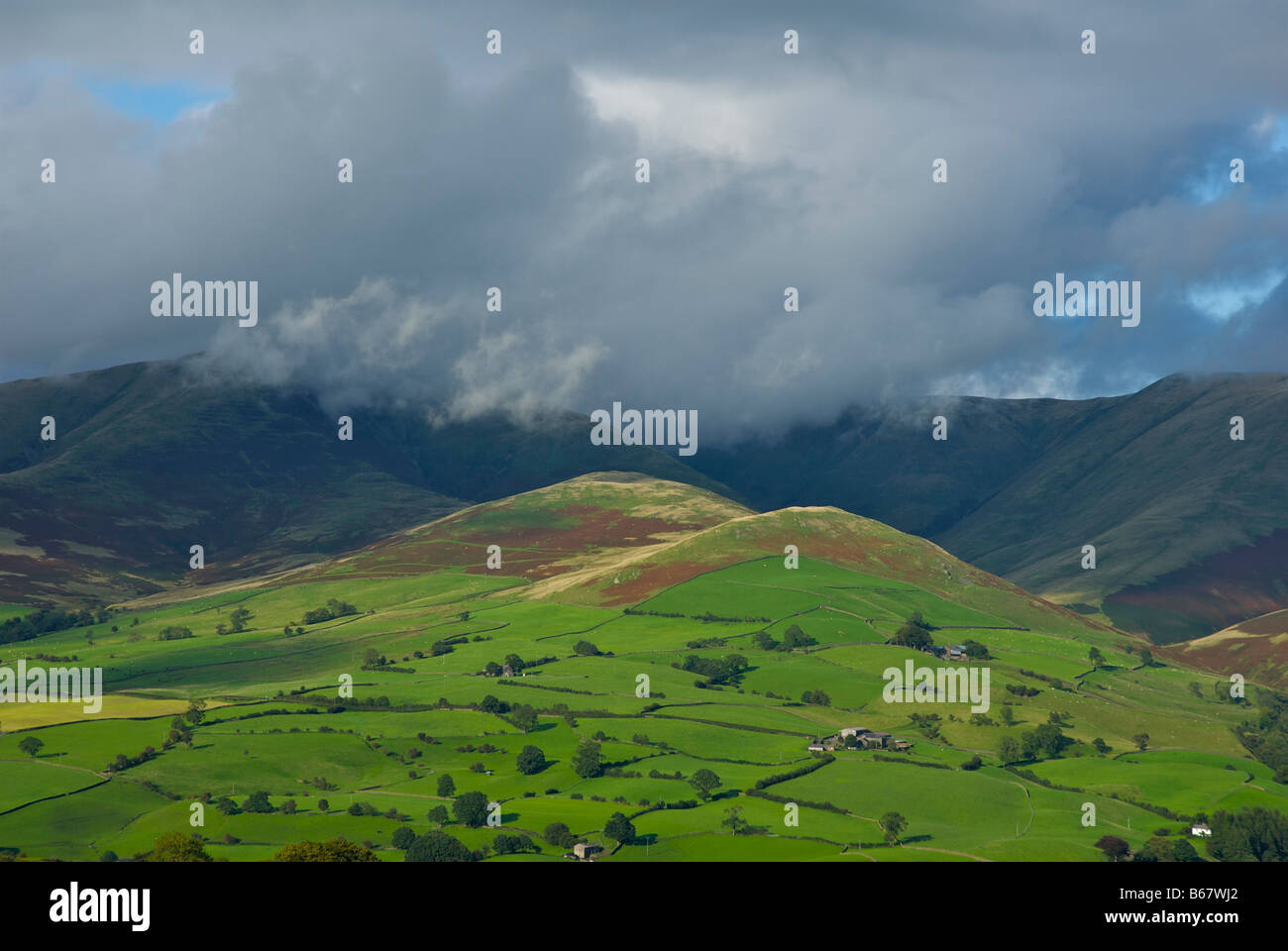 The Howgill Hills, near Sedbergh, viewed from Firbank Fell, Yorkshire ...