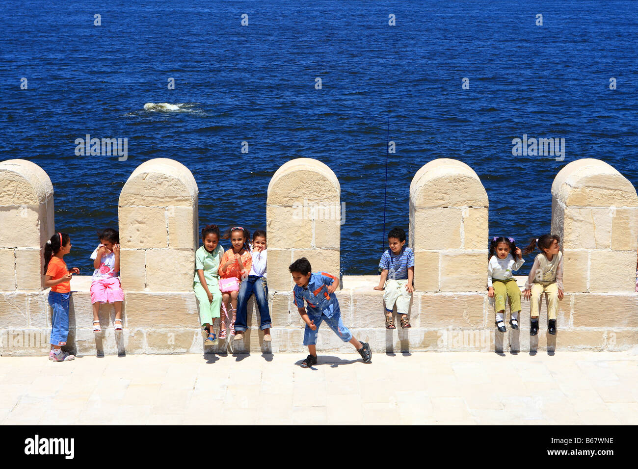 Egyptian children hi-res stock photography and images - Alamy