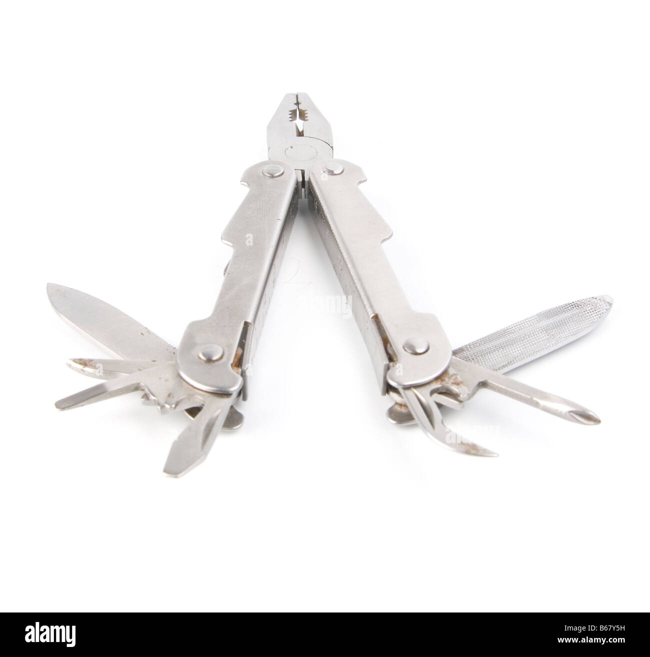 multi tool metal plier with a lor of usages available Stock Photo - Alamy