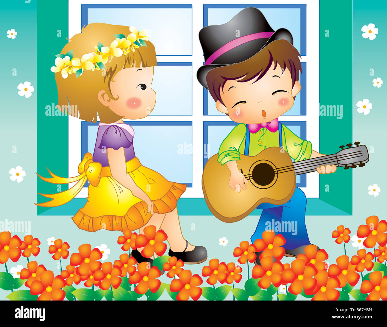 Serenade painting hi-res stock photography and images - Alamy