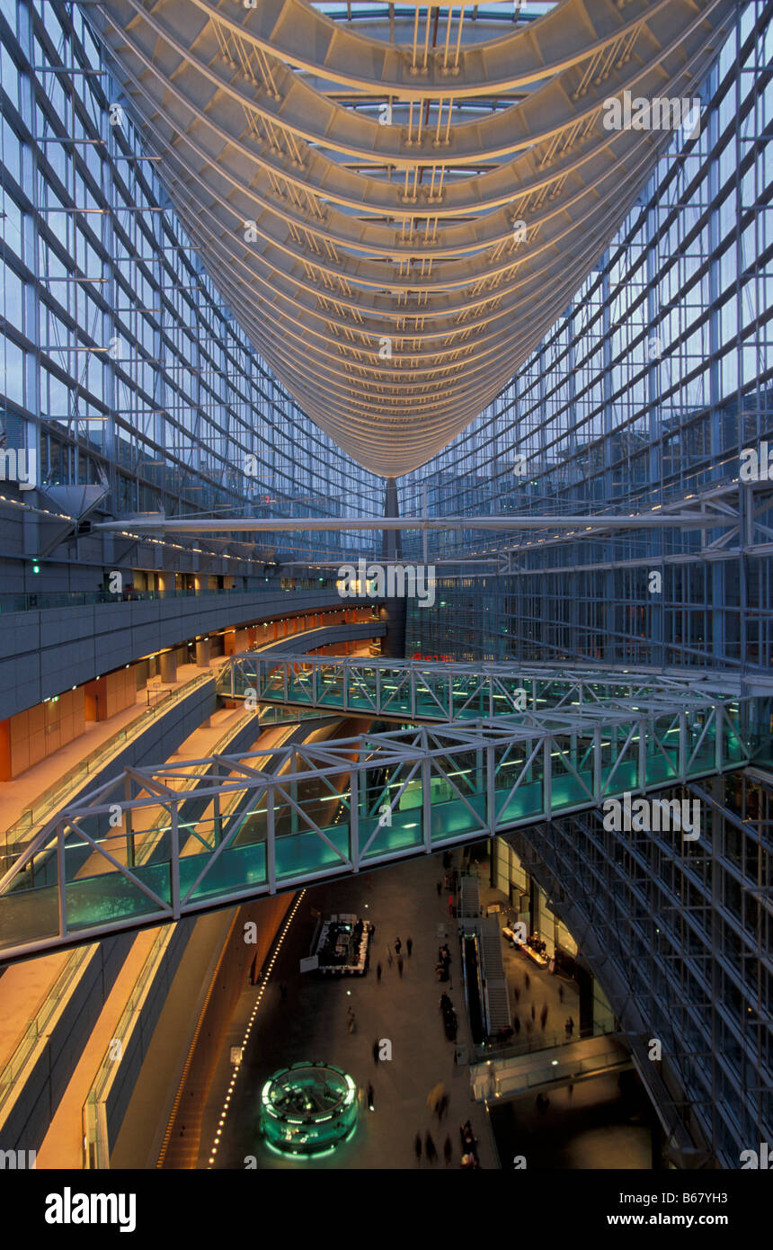 Interior of Tokyo International Forum, Tokyo, Japan Stock Photo - Alamy